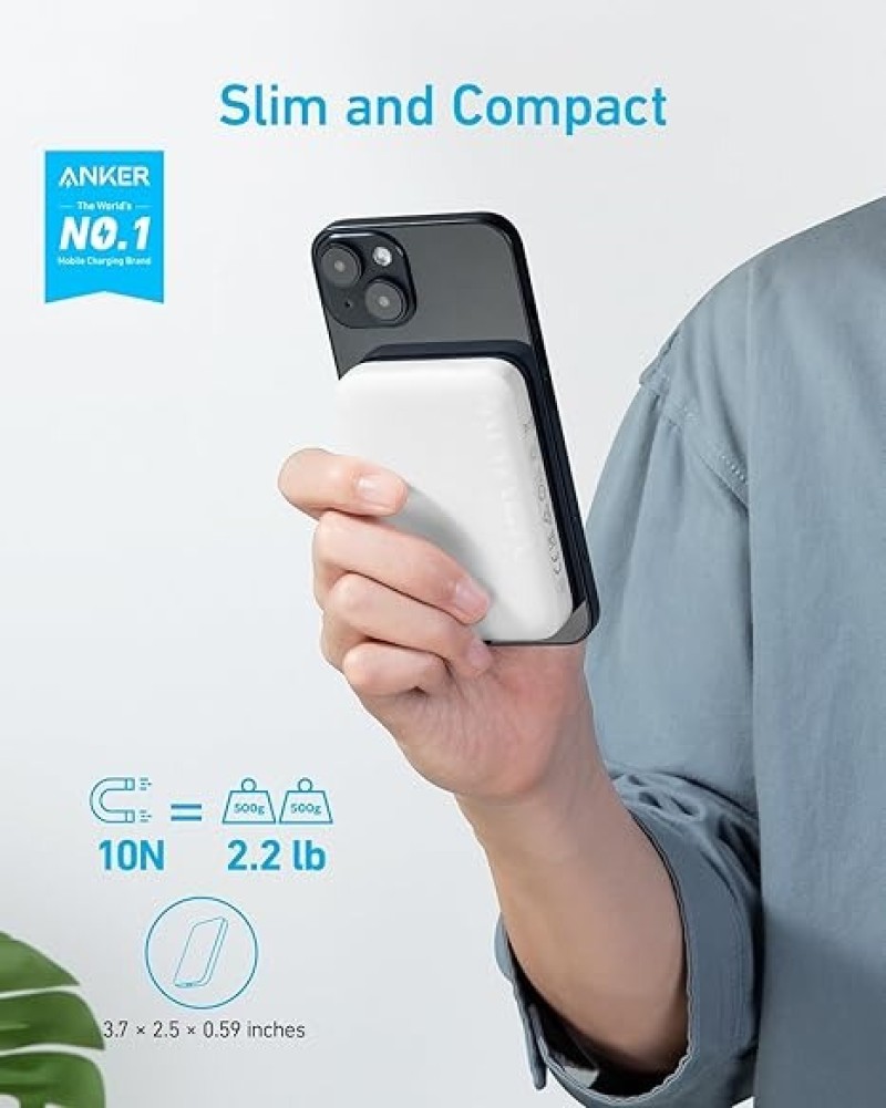 Anker 321 MagGo Battery PowerCore Magnetic 5K 5 000mAh Portable anker-321-maggo-battery-powercore-magnetic-5k-5-000mah-portable